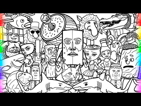 TOP New Italian Brainrot Coloring Pages / How to color New Italian Brainrot Memes / NCS MUSIC