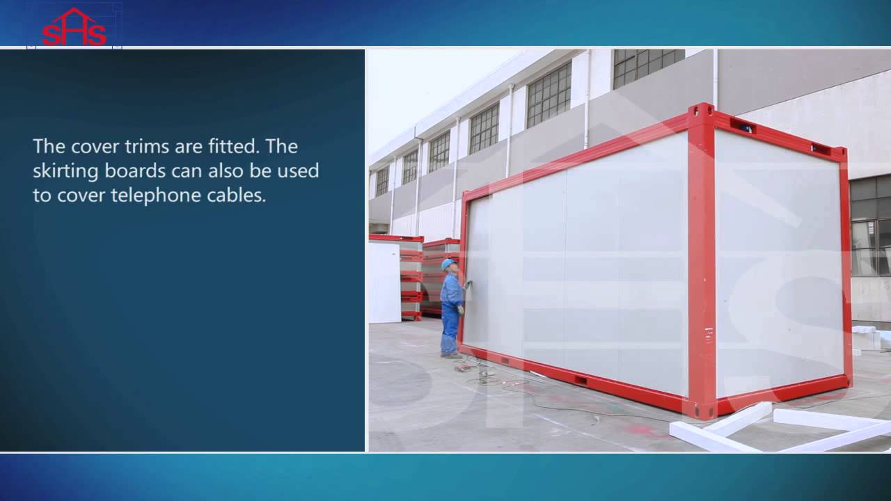 Assembly Flat Pack Office Container Cabin