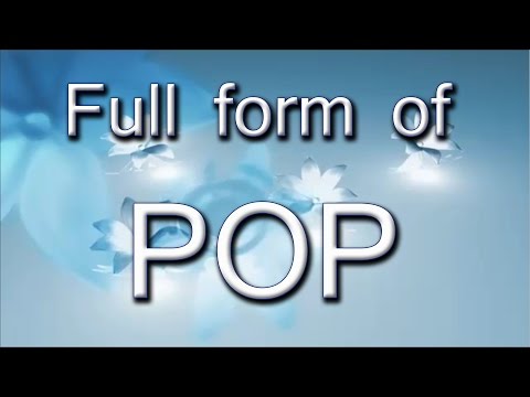 Full Form Of POP