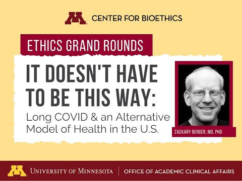 It Doesn't Have To Be This Way: Long COVID and An Alternative Model of Health