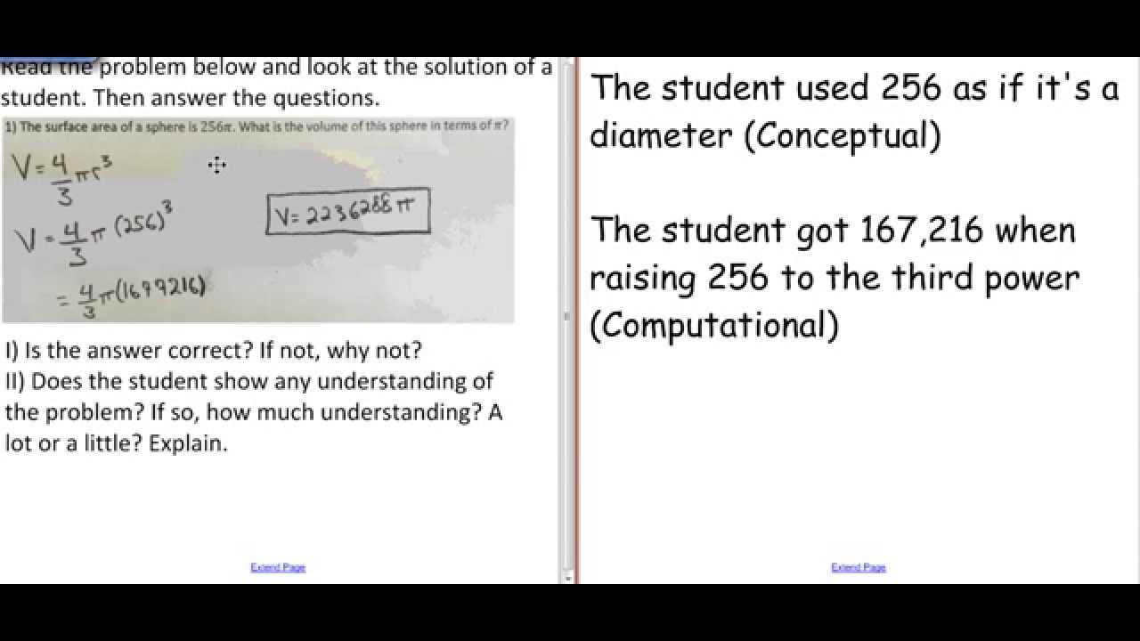 Conceptual or computational errors