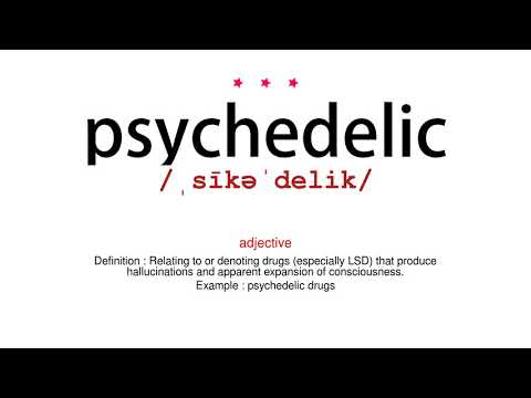 How to pronounce psychedelic - Vocab Today