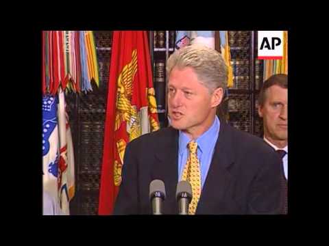 USA - Clinton rejects landmine ban