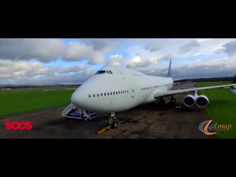 Cadmap Ltd. Leica 3D Laser Scanner and Drone meets Dunsfold Park's Boeing 747 - Top Gear.