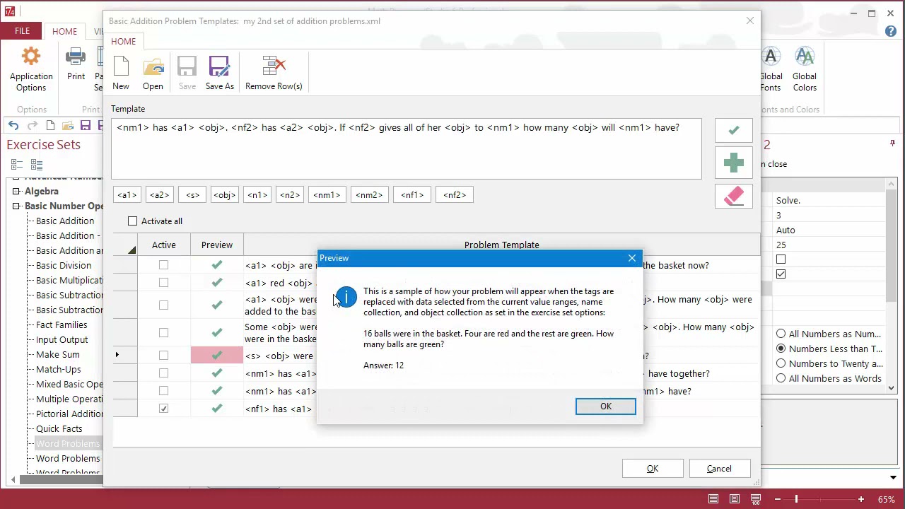 Math Resource Studio 6: Word Problems
