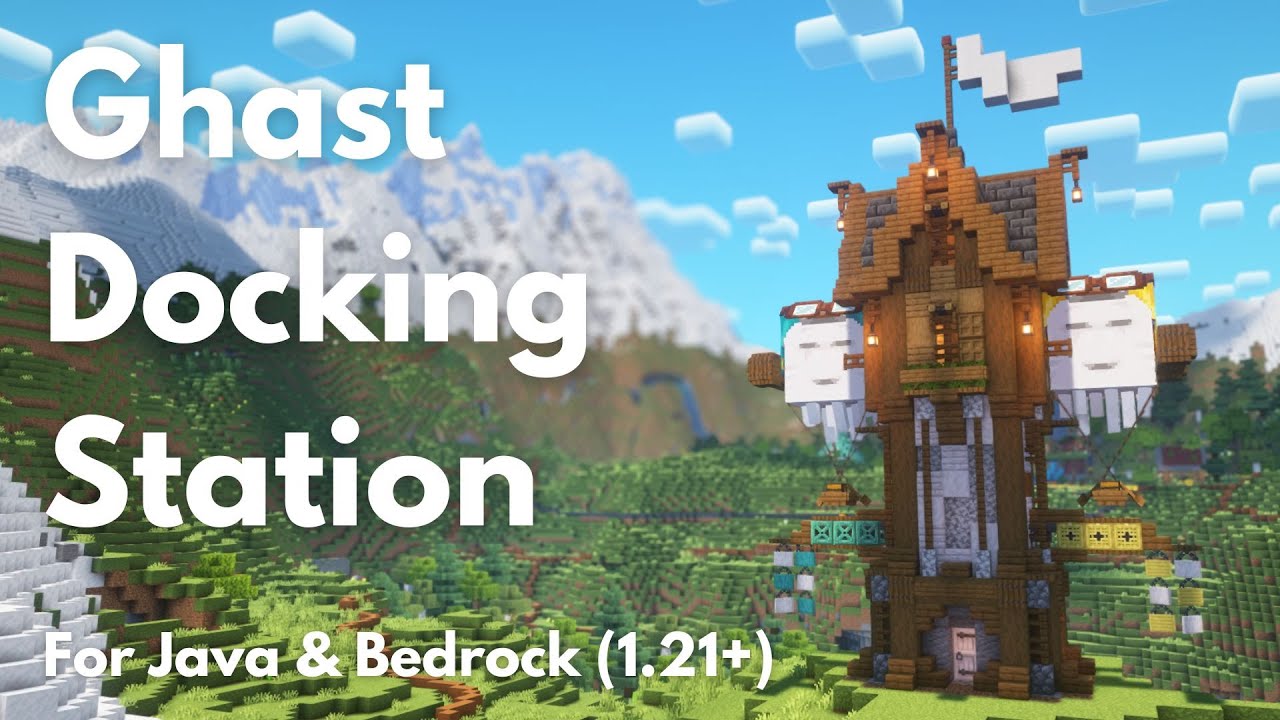 GHAST DOCKING STATION | Minecraft Tutorial | Java & Bedrock [1.21.6 ...