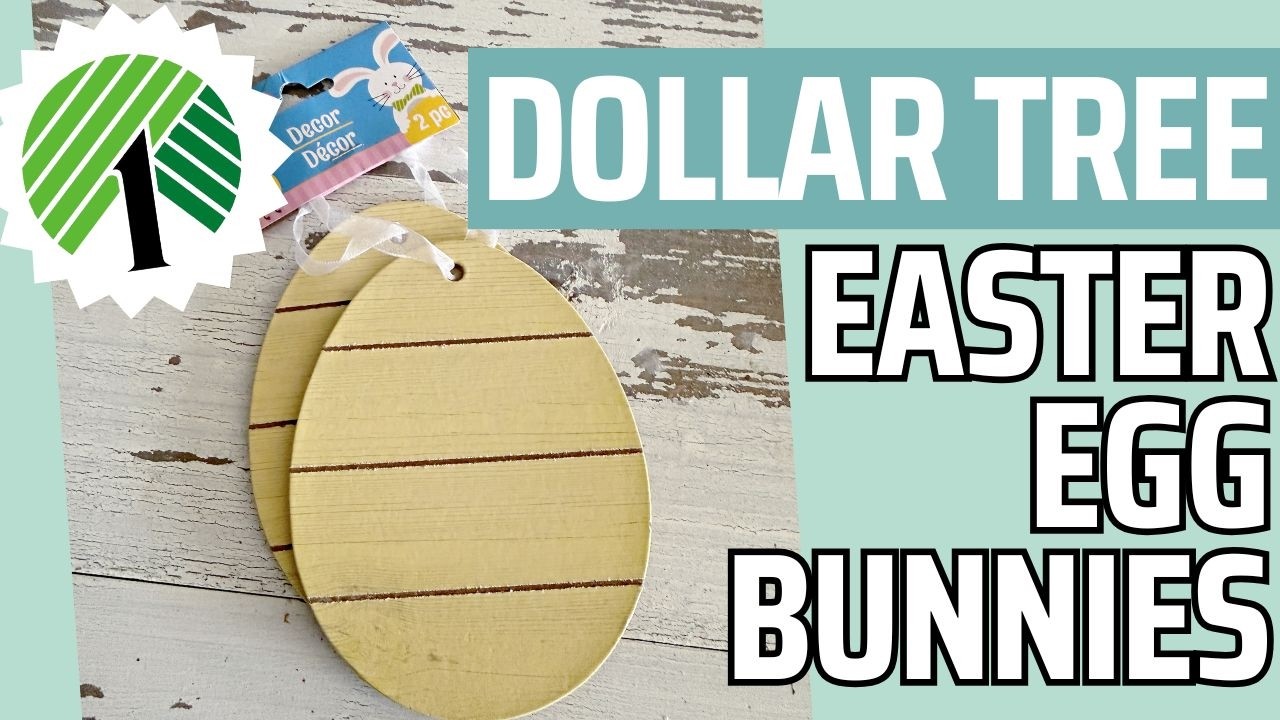 Easter Egg Bunnies - Genius Dollar Tree Spring Craft