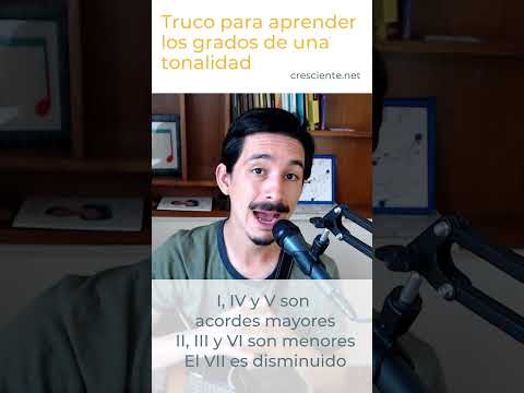 Aprende los GRADOS de una TONALIDAD - ¡DE UNA!