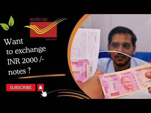 Want to Exchange INR 2000 Notes ? You can send them via INDIA POST to RBI for direct credit in Tamil