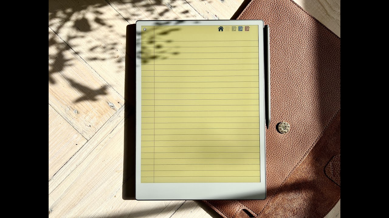 Notebook PDF Template for the reMarkable Paper Pro