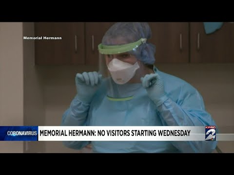 Memorial Hermann: No visitors starting Wednesday