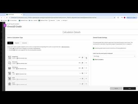 Setting Up Gradebook in Blackboard Learn Ultra Course View