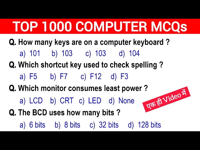 Mastering Computer Fundamentals: Top 1000 MCQs for Competitive Exams | Galaxy.ai | Galaxy.ai