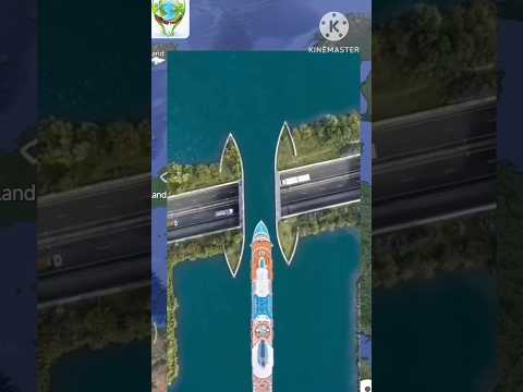 veluwemeer aqueduct water bridge on Google maps and Google Earth #maps #googleearth #viral #yt