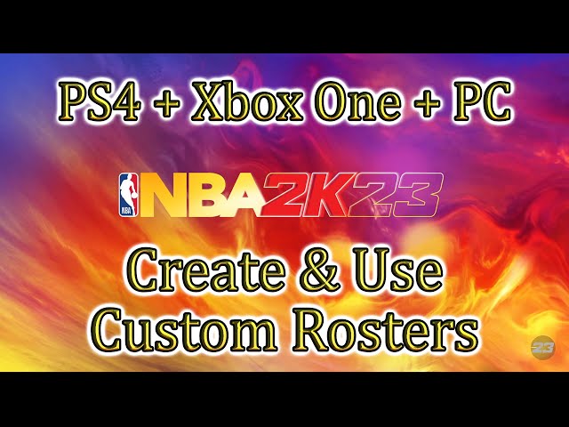 How to get updated NBA 2K23 rosters in the game?