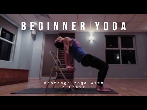 45 minute beginner chair yoga | Modified gentle Ashtanga Yoga