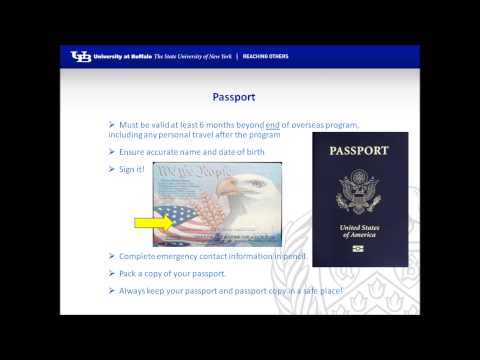 UB Study Abroad Programs: Advice on Passports & Visas