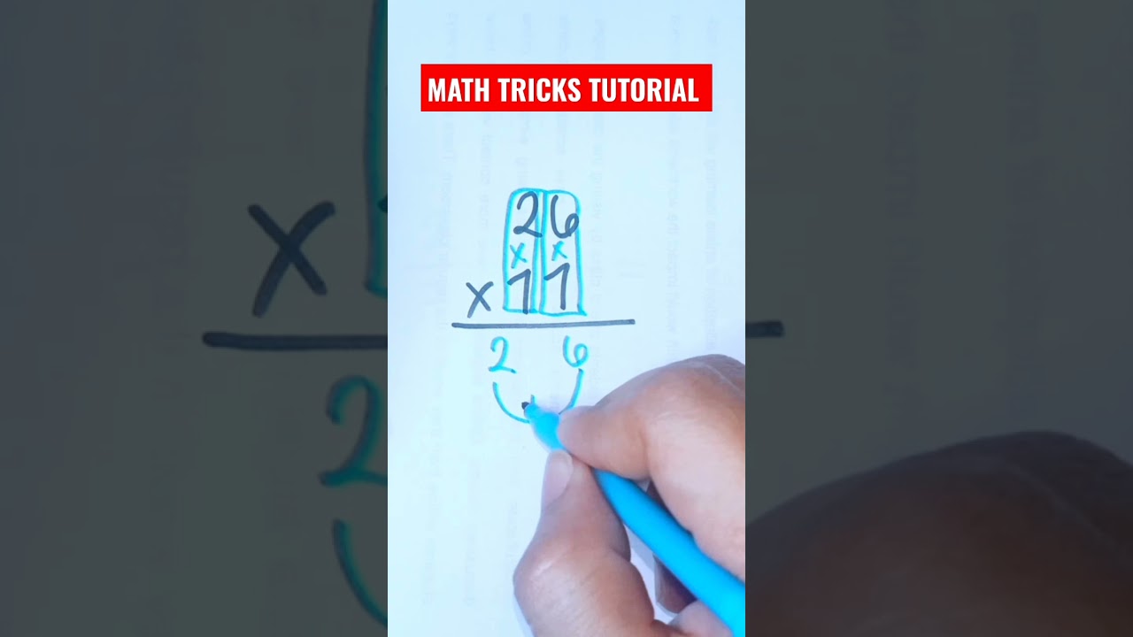 Part 78: Math Tricks Tutorial #math #mathematics #mathtricks #shorts #short #shortvideos