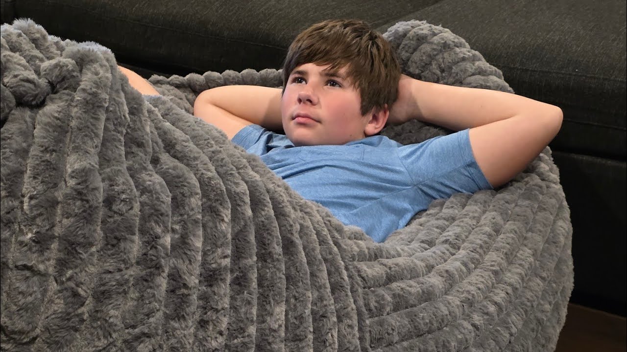 CRAZIEST 3-IN-1 Bean Bag Chair EVER! 😱🛋️ HarborHue Giant Convertible Bed Review