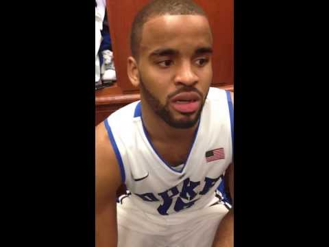 Josh Hairston talks with Duke Report after the win over Gardner-Webb 12/16/13