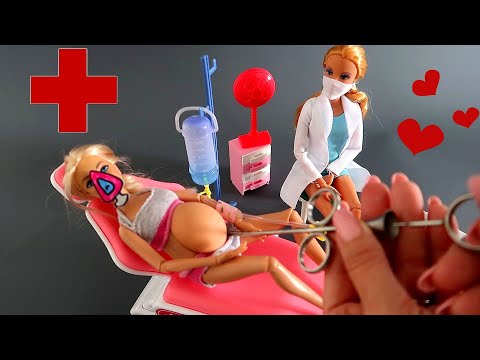 18 Minutes Satisfying With Unboxing Pregnant Barbie Doll Doctor Toys, PINK Toys ASMR