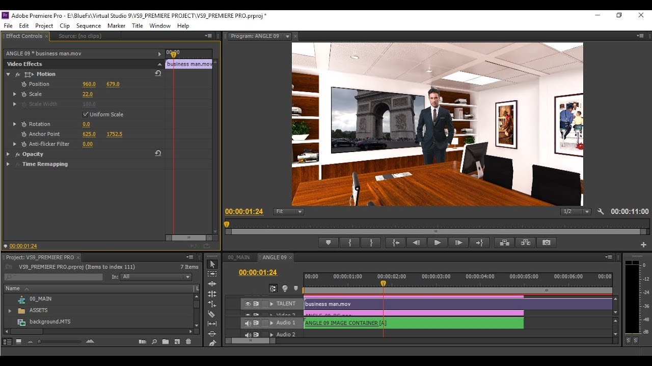 Premiere Pro Template Tutorial Virtual Studio 9