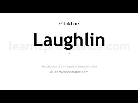 How to pronounce Laughlin | English pronunciation