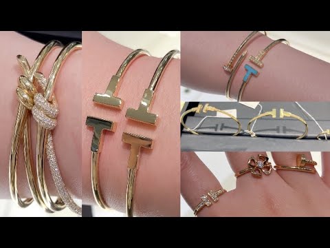 Tiffany & Co. Shopping- Lock Collection, T Wire Bracelet & Ring, Knot Bracelet & Ring