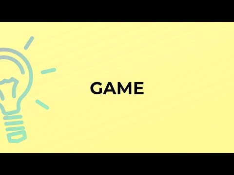 What is the meaning of the word GAME?