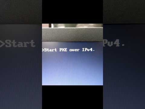 Error Start PXE over IPV4 #shortsfeed #shortsvideo #shortvideo #shorts #short #startpxeoveripv4