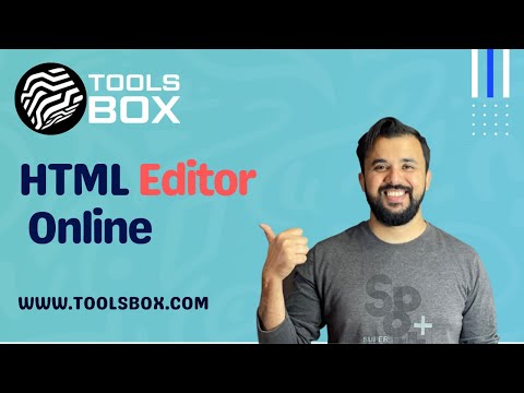 How To Use HTML Editor Online | WWW.TOOLSBOX.COM