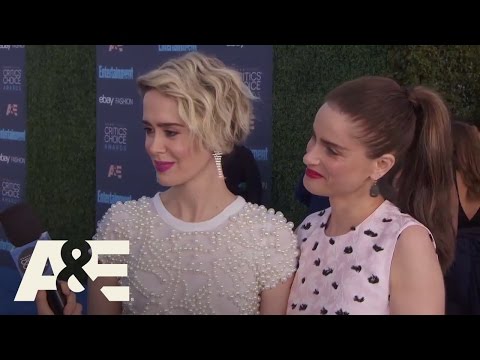 Sarah Paulson and Amanda Peet on the Red Carpet | 22nd Annual Critics' Choice Awards | A&E