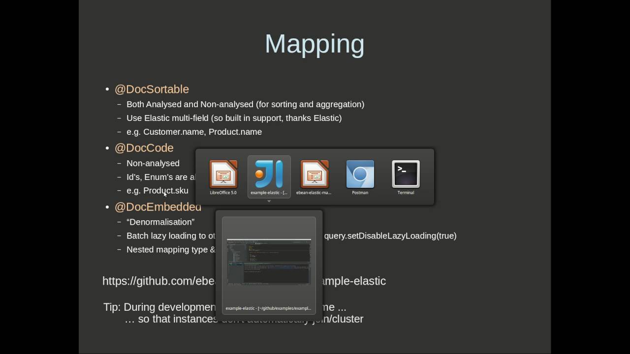 Ebean ORM - ElasticSearch mapping 101