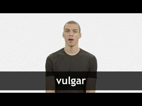 VULGAR definition in American English | Collins English Dictionary