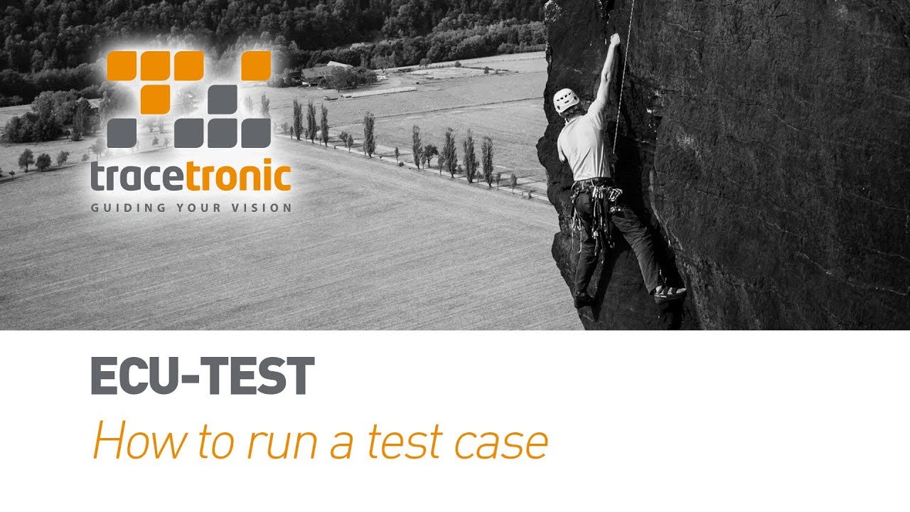 tracetronic ecu.test | How to run a test case