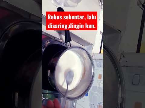 part 2. hasil nya susu UHT versi murah 450 ml