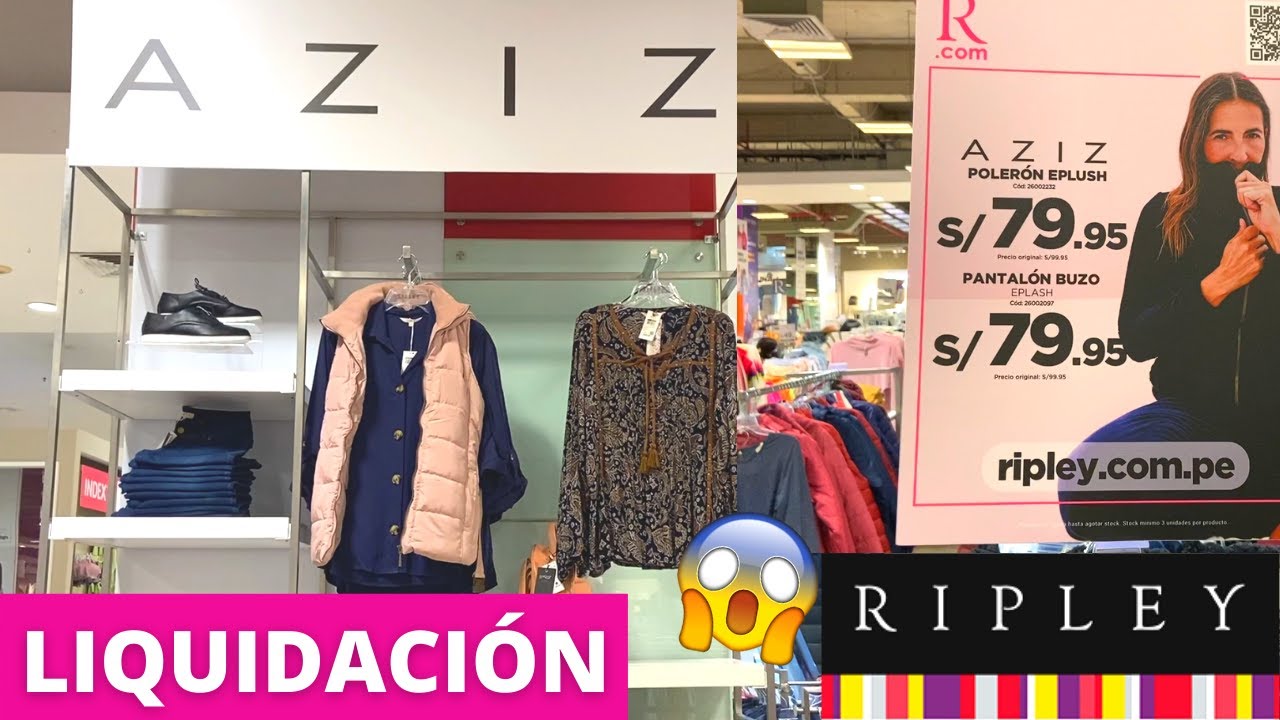 RIPLEY PERÚ OFERTAS ROPA MUJER💃🏻😱AZIZ👠OUTLET🎉HOY 50%🎁CATÁLOGO ONLINE✨MODA👗BLUSAS💛VESTIDO🧥CASACA👚POLO