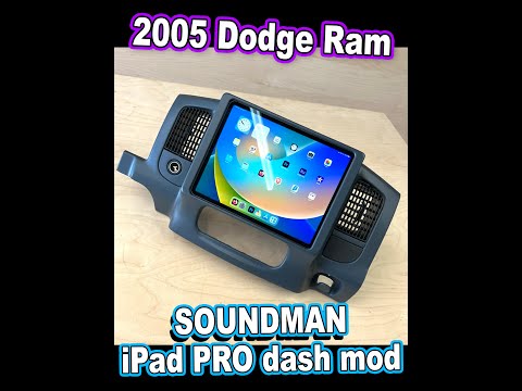 2005 Dodge Ram 12.9" iPad PRO dash mod