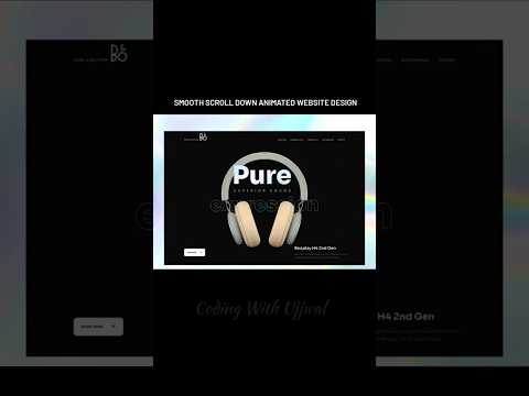 π₯ Smooth Scroll Down Animation | Elevate Your Website Design with CSS & JavaScript!