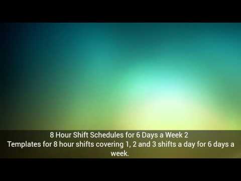 Download 8 Hour Shift Schedules for 6 Days a Week 2