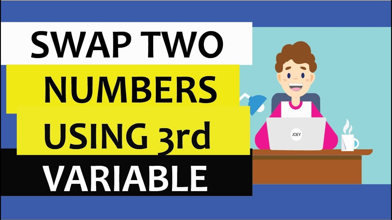 Swap two numbers using third variable in Python | Python interview questions