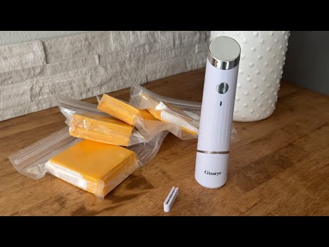 Gisaryc Handheld Portable Vacuum Sealer Amazon Demo & Review!