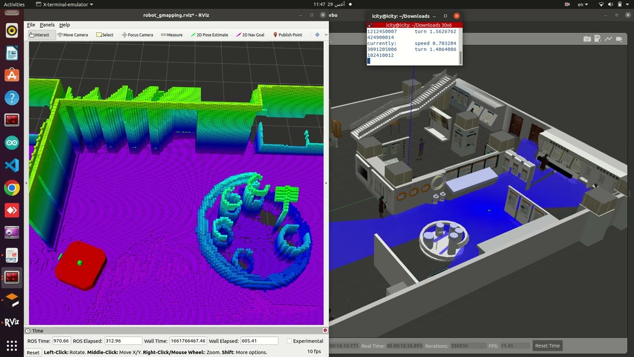 AMR - Manual Mapping with octomap algorithm