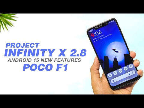 POCO F1 - Project Infinity X 2.8 Official - Android 15 - Settings Icon Styles And More Features