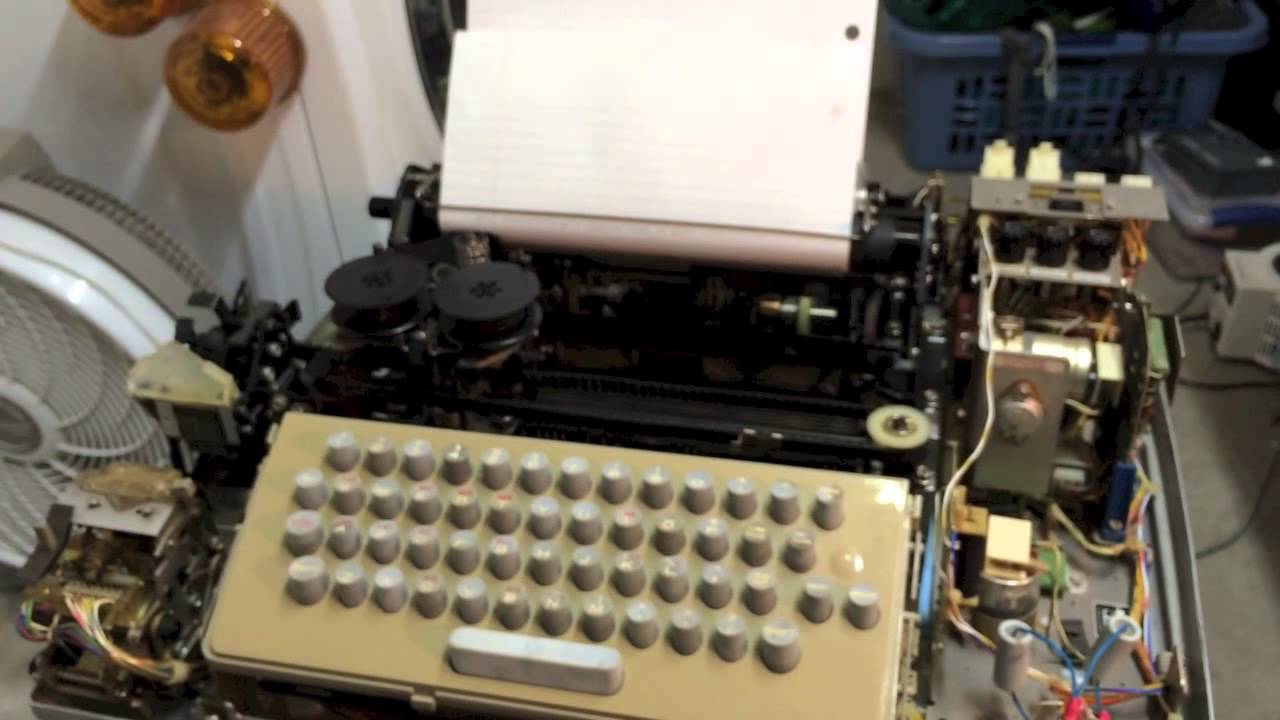 Teletype - First Run on Pedestal