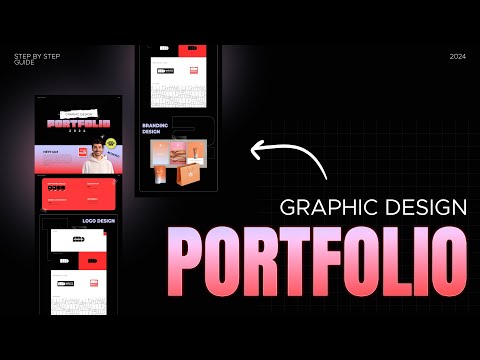 How to create a Graphic Design PORTFOLIO 2024 | Step by Step Easy Guide