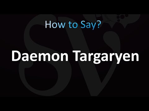 How to Pronounce Daemon Targaryen (CORRECTLY!)