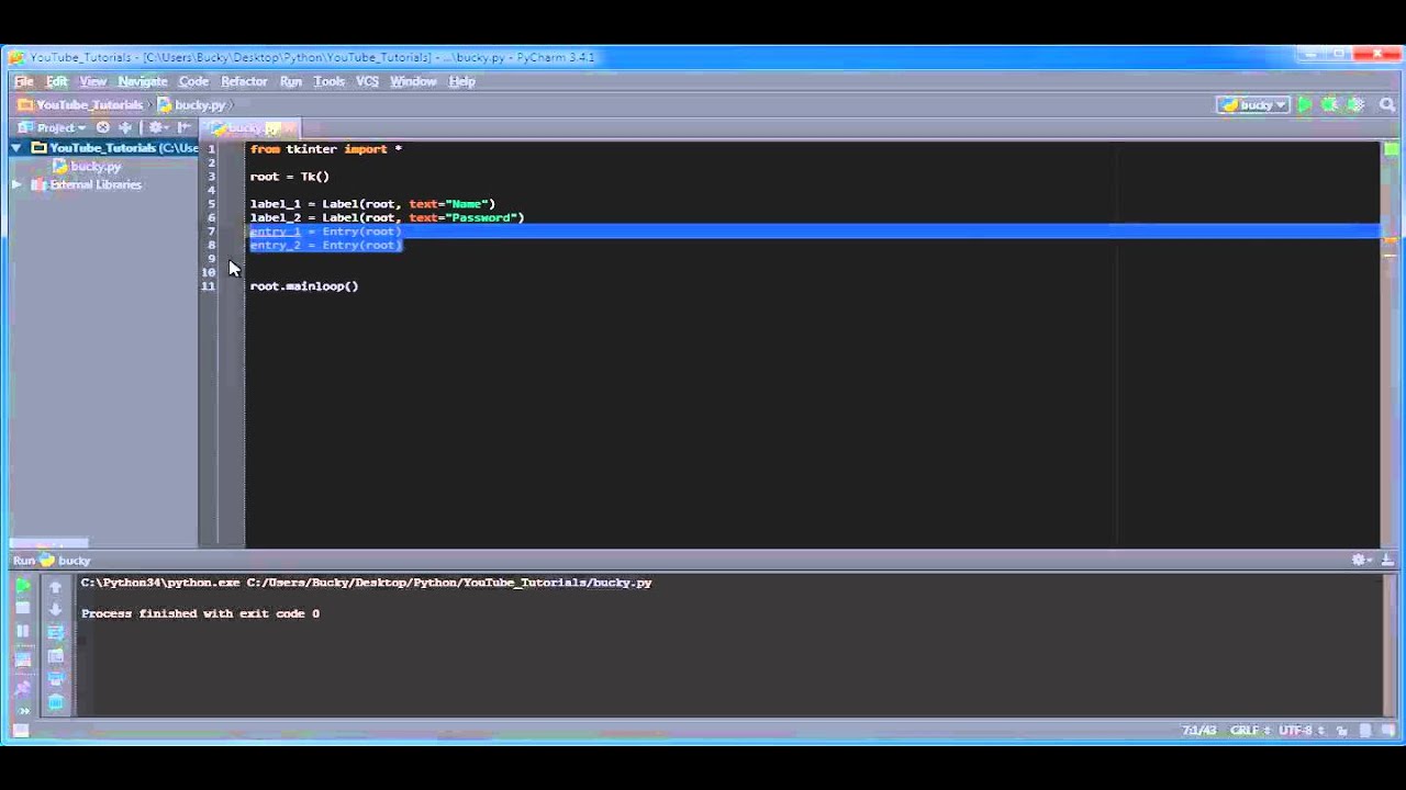 UNBELIEVABLE!!     Python GUI with Tkinter - 4 - Grid Layout Amazing!!! - HD