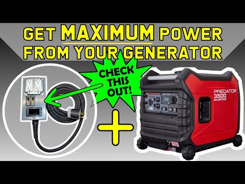 How To Get Full Power From Predator 3500 Inverter Generator, Camping, Home Backup, GFCI Safety GFI