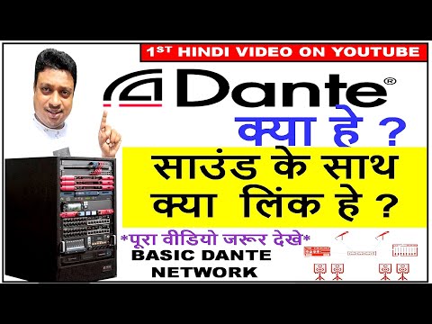What is Dante | Introduction to Dante Live Sound Networking |audio and video connectivity